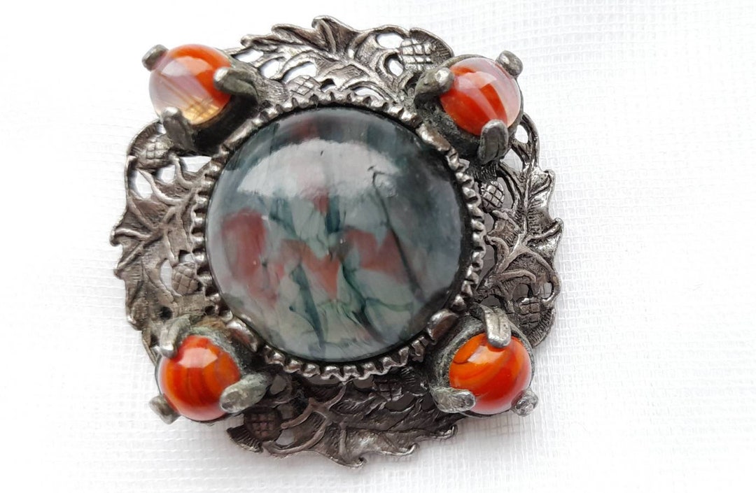 Vintage Signed Miracle Brooch/pendant - Etsy UK