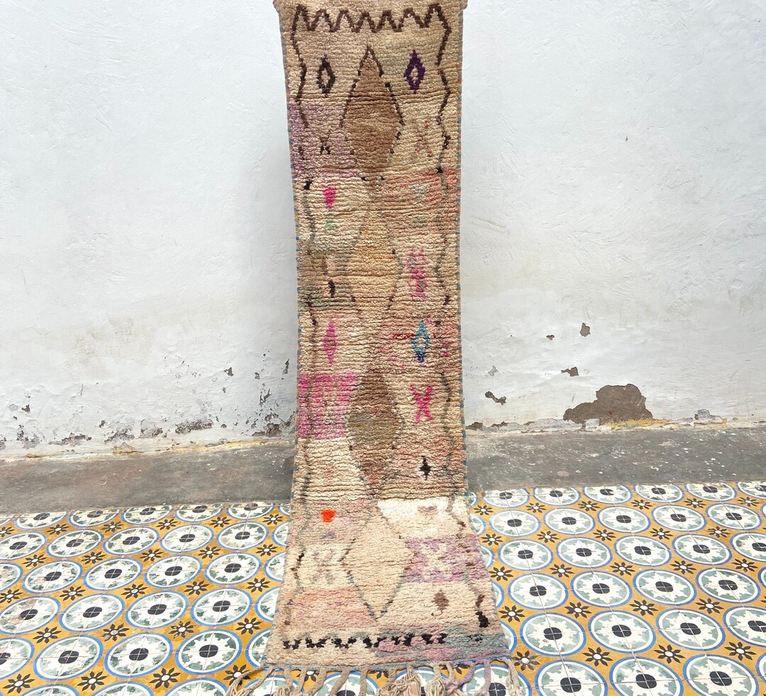 9x2 Ft Moroccan Runner - Berber Runner - Handmade Runner - Hallway ...