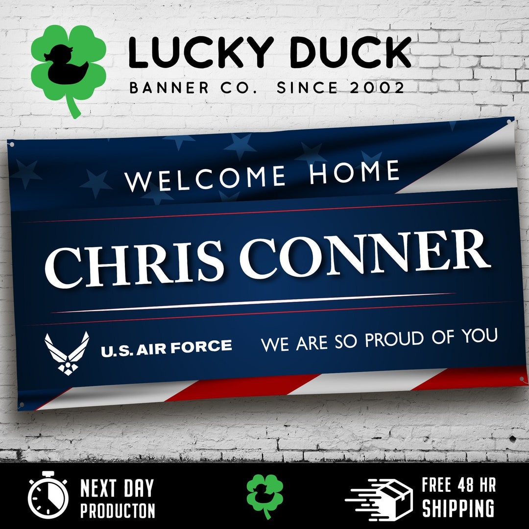 Welcome Home Banner Air Force Congratulations Soldier Air Force ...