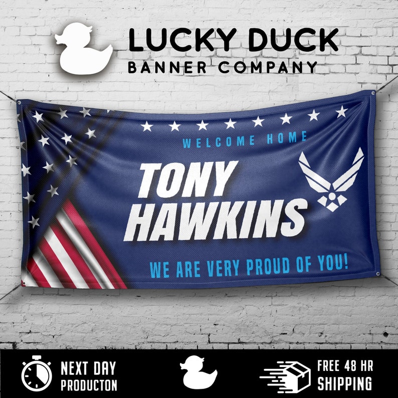 Welcome Home Air Force Banner Congratulations Air Force Banner, USAF ...