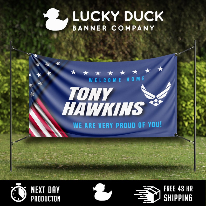 Welcome Home Air Force Banner Congratulations Air Force Banner, USAF ...