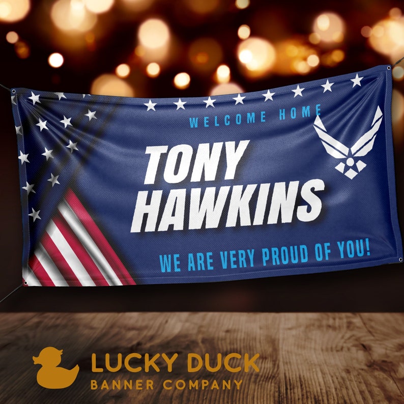 Welcome Home Air Force Banner Congratulations Air Force Banner, USAF ...