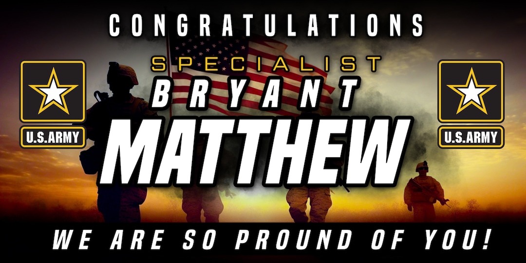 Army Banner Army Congratulations Banner Basic Training Graduation ...