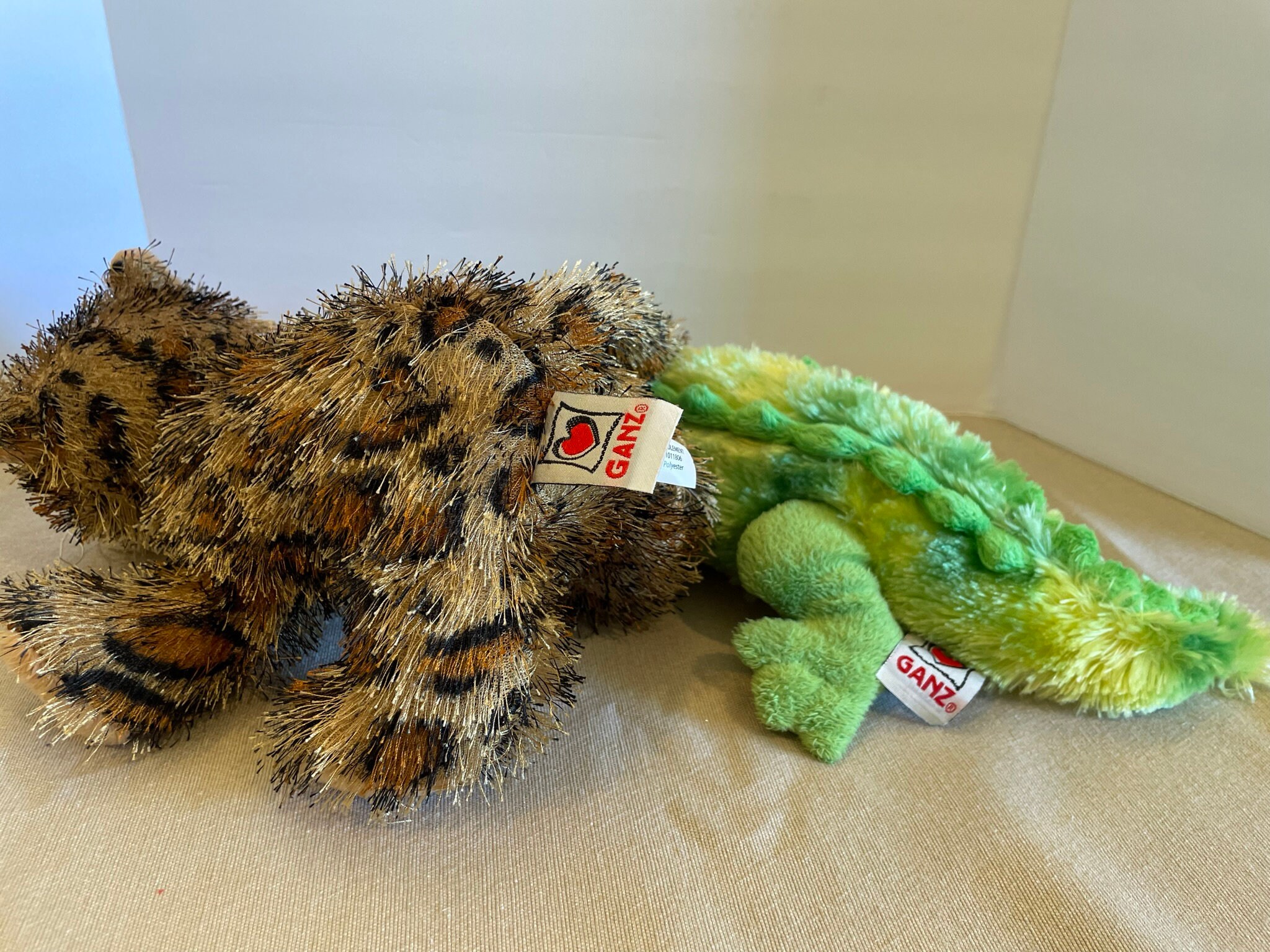 Vintage Webkinz GANZ Plush: Leopard HM031 and Crocodile HM215. - Etsy