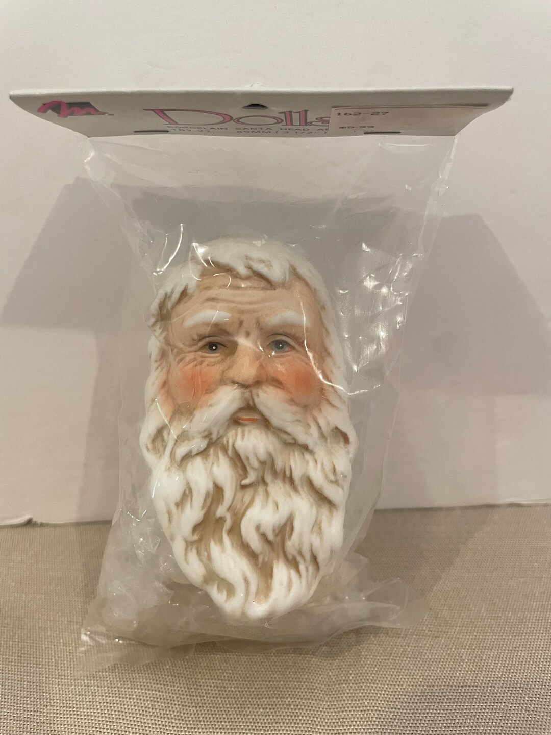 Vintage 1993 Mangelsens Porcelain Santa Claus Doll Head& Arms 3 1/2 - Etsy