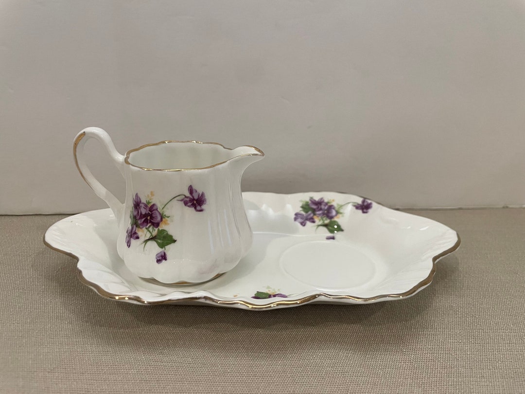 Royal Stuart Spencer Stevenson Sugar & Creamer Tray Set With Creamer ...