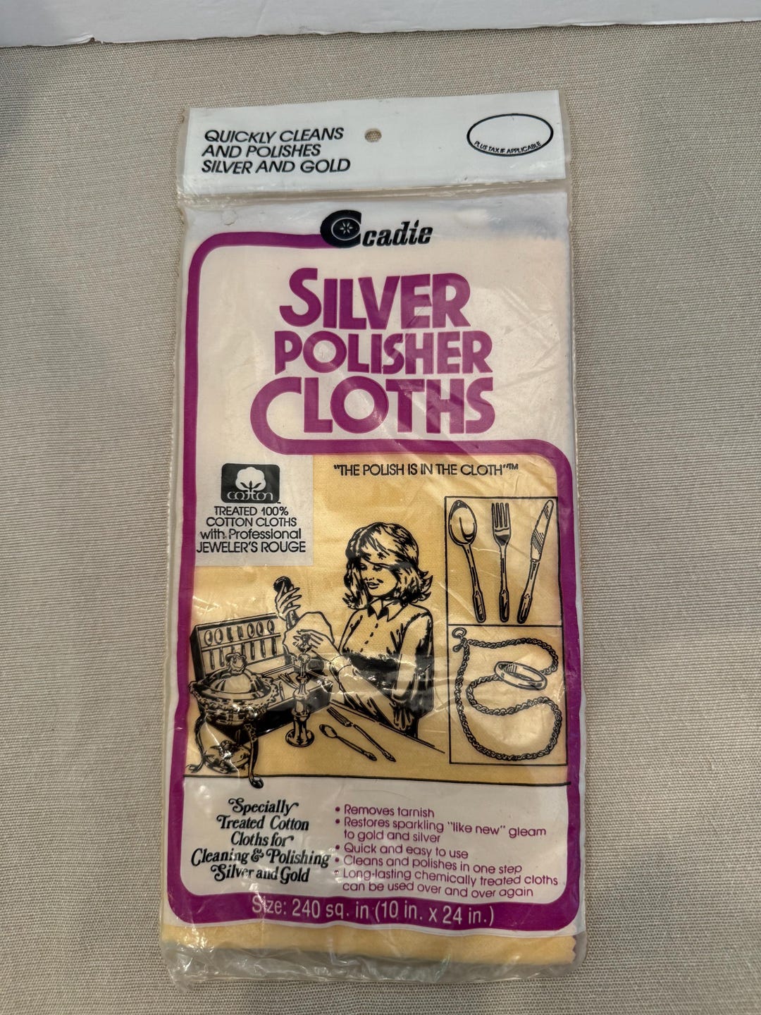 Vintage Cadie Super Power Cloth Unopened 100% All Purpose - Etsy