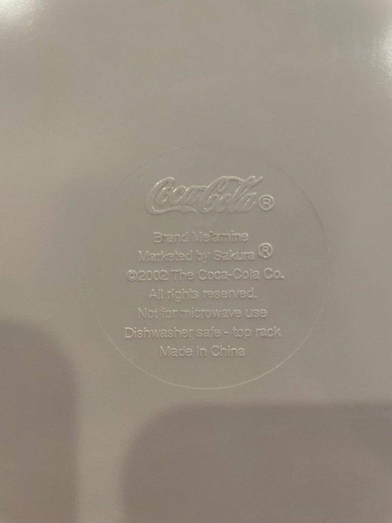 Vintage Coca Cola Serving Tray Beach Scenes 2002 Coke Melamine - Etsy