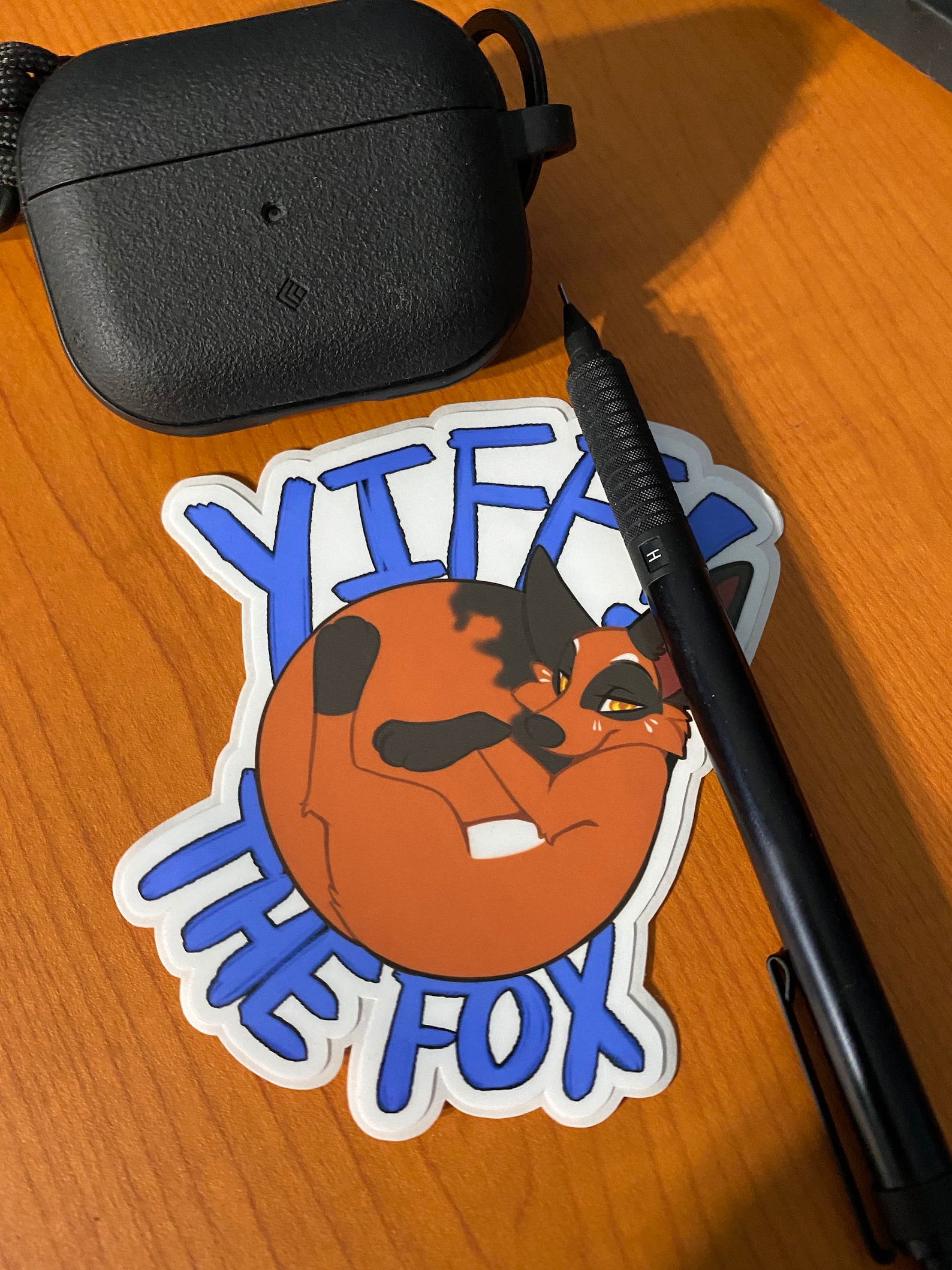 Yiff the Fox Sticker - Etsy