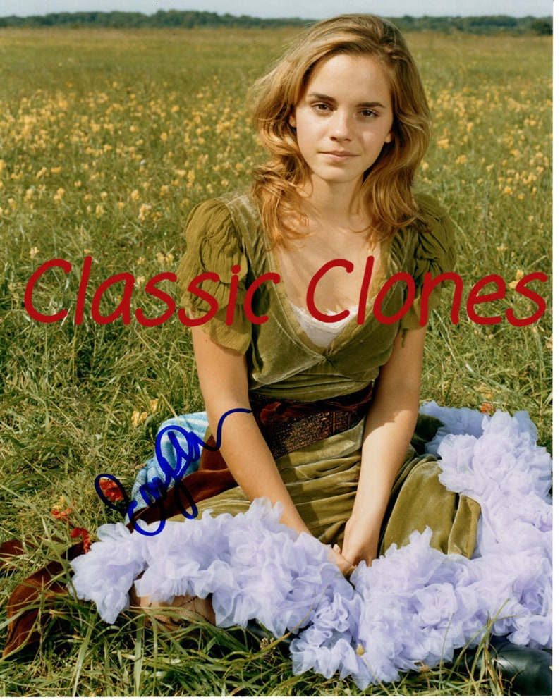 Emma Watson Signed Autographed Premium Quality Reprint 8x10 Gangster ...