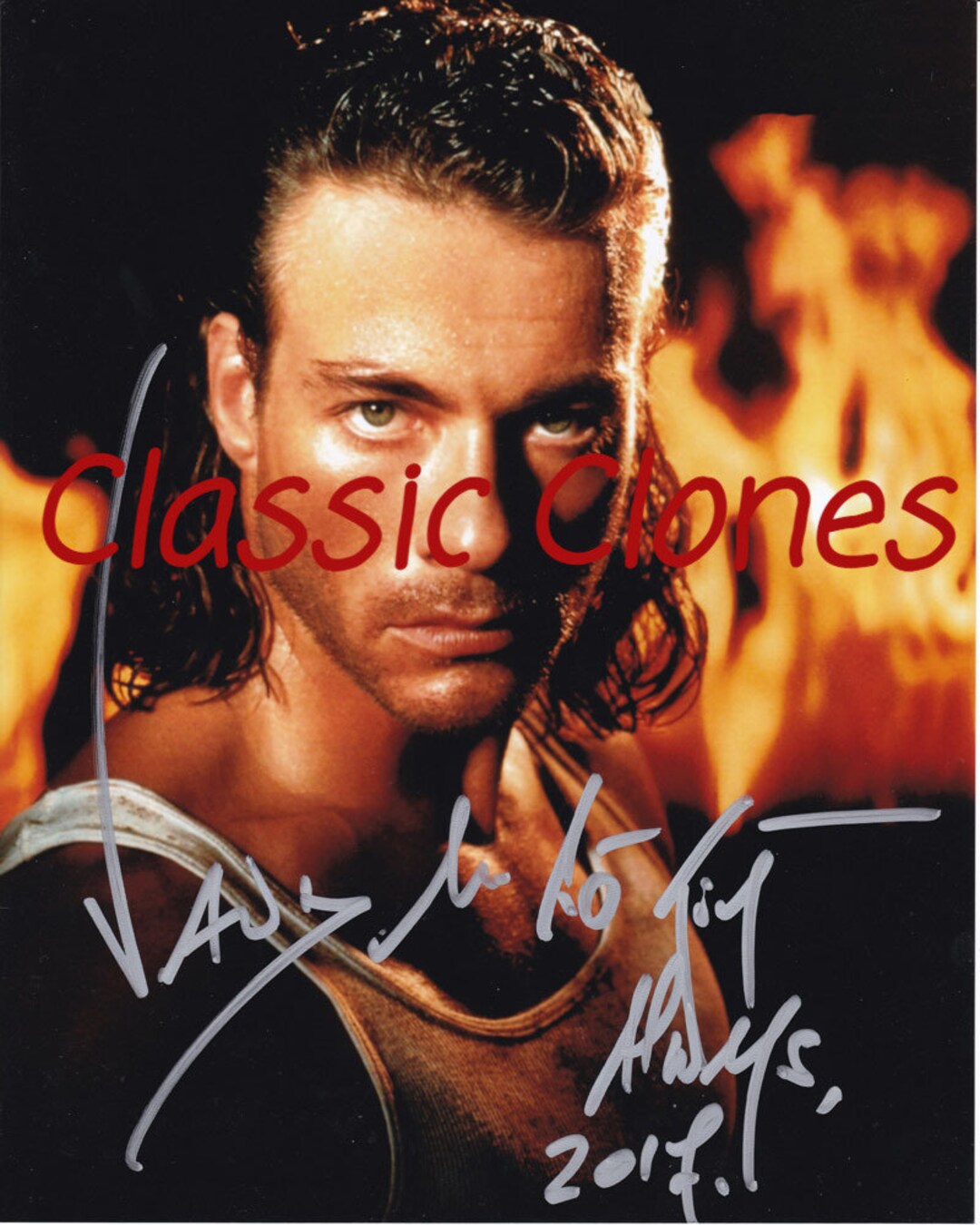 Jean-claude Van Damme Signed Autographed Premium Quality Reprint 8x10 ...