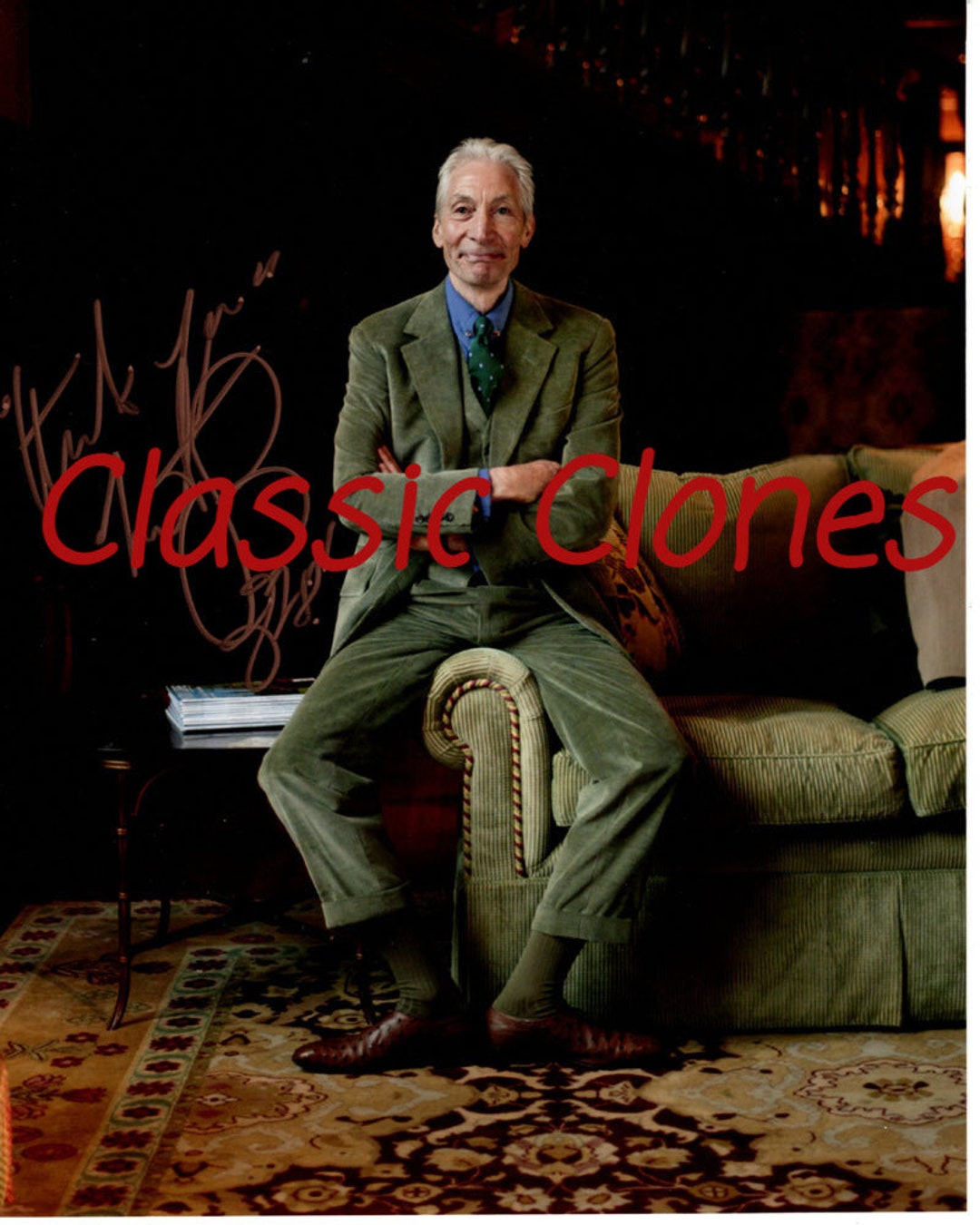Charlie Watts Signed Autographed Premium Quality Reprint 8x10 Photo the ...