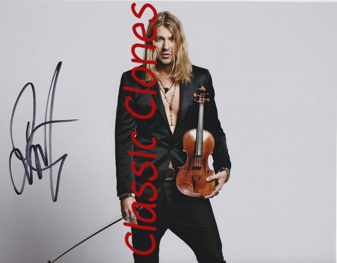 David Garrett Signed Autographed Premium Quality Reprint 8x10 Photo ...