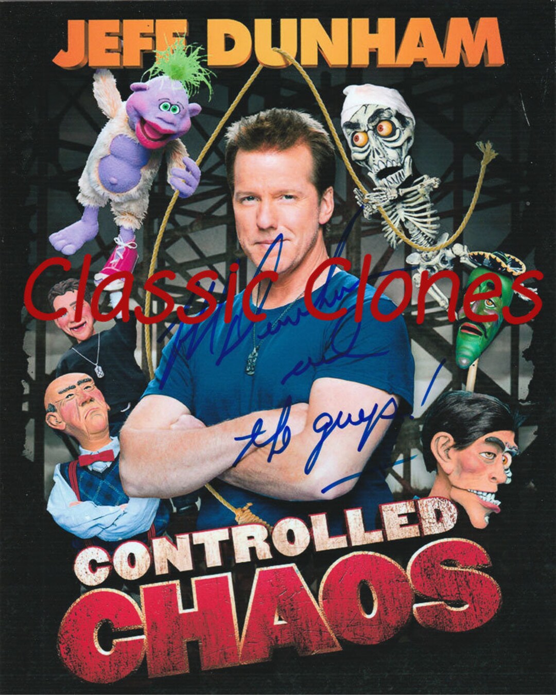 Jeff Dunham Signed Autographed Premium Quality Reprint 8x10 Controlled ...