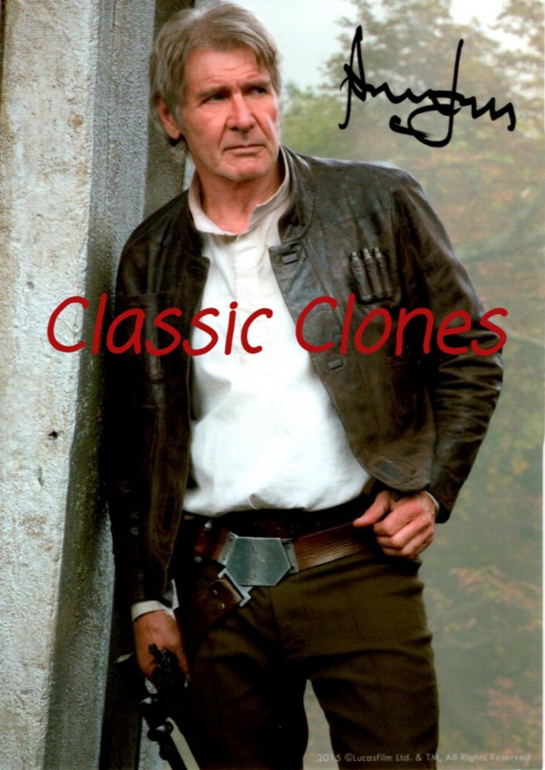 Harrison Ford Signed Autographed Premium Quality Reprint 5x7 Star Wars ...