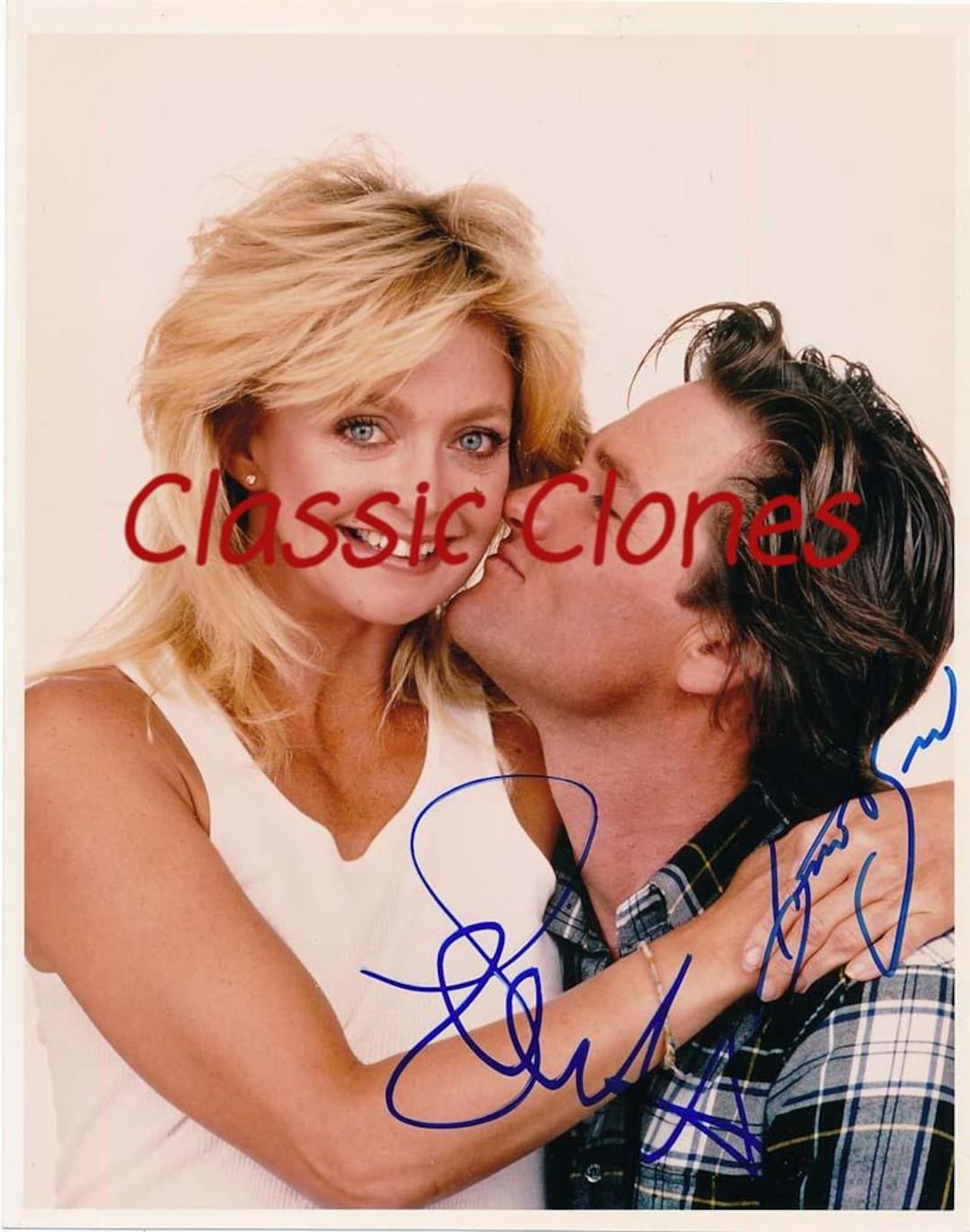 Goldie Hawn and Kurt Russell Signed Autographed Premium Quality Reprint ...