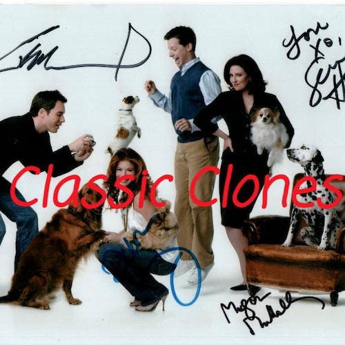 Will & Grace Signed 8x10 Cast Photo Debra Messing Eric - Etsy