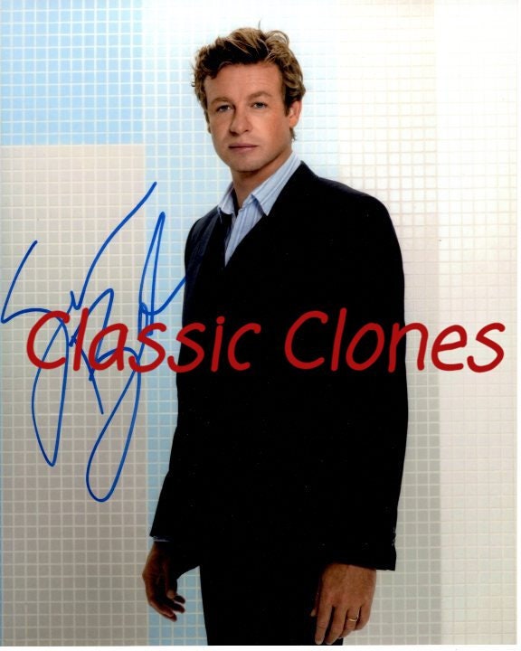 Simon Baker Signed Autographed Premium Quality Reprint 8x10 - Etsy
