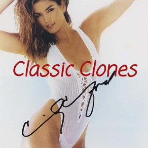 Cindy Crawford Autograph - Etsy