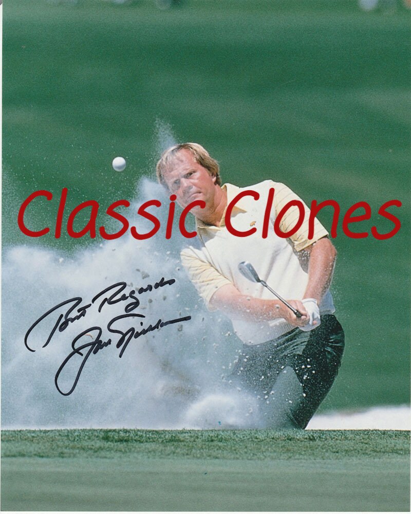 Jack Nicklaus Signed Autographed Premium Quality Reprint 8x10 Golf ...