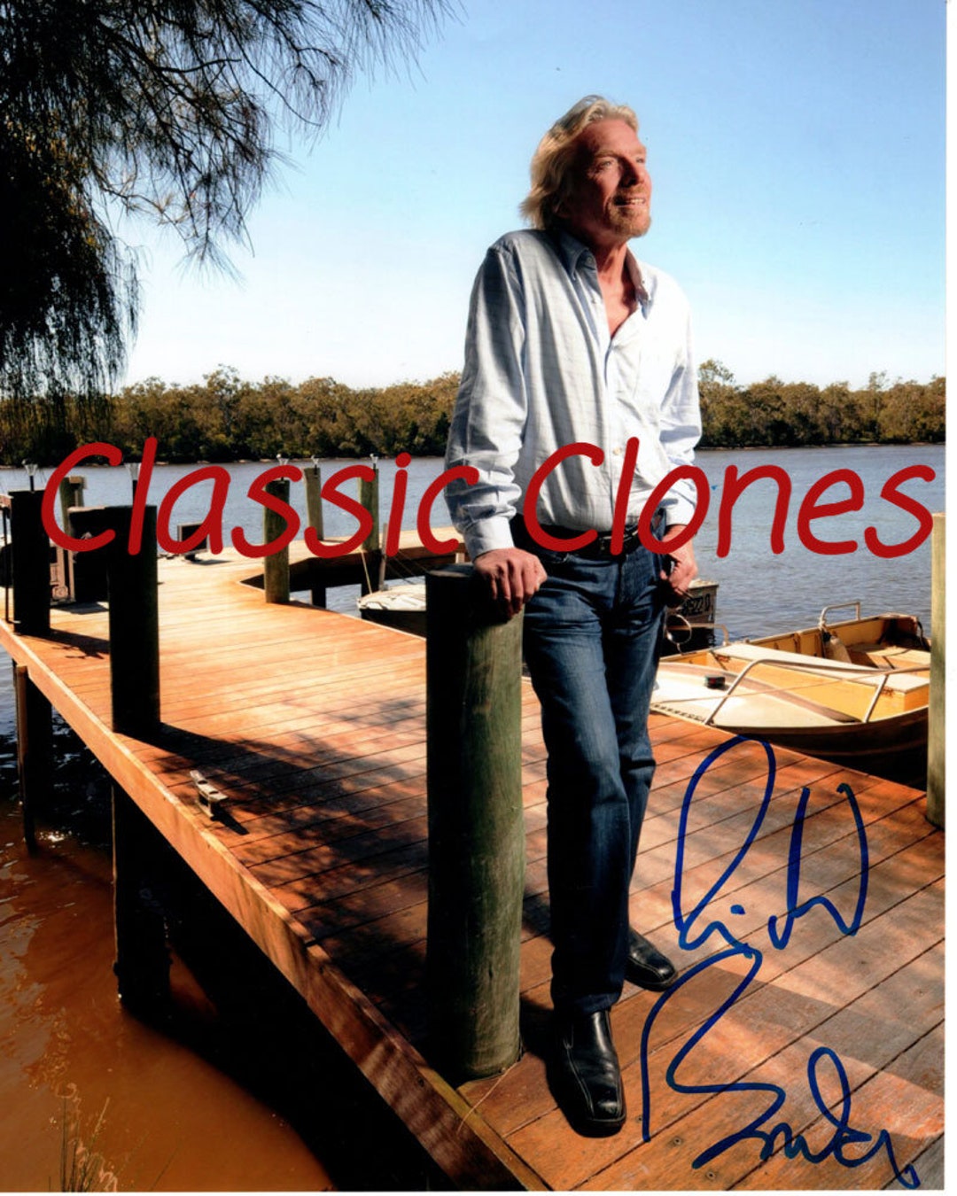 Richard Branson Signed Autographed Premium Quality Reprint 8x10 Photo ...