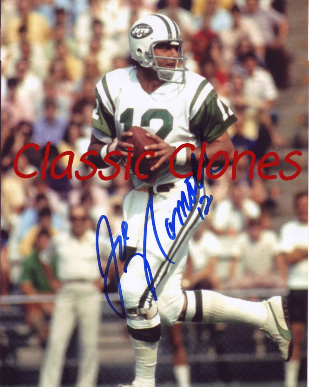 Joe Namath Signed Autographed Premium Quality Reprint 8x10 NFL Football ...