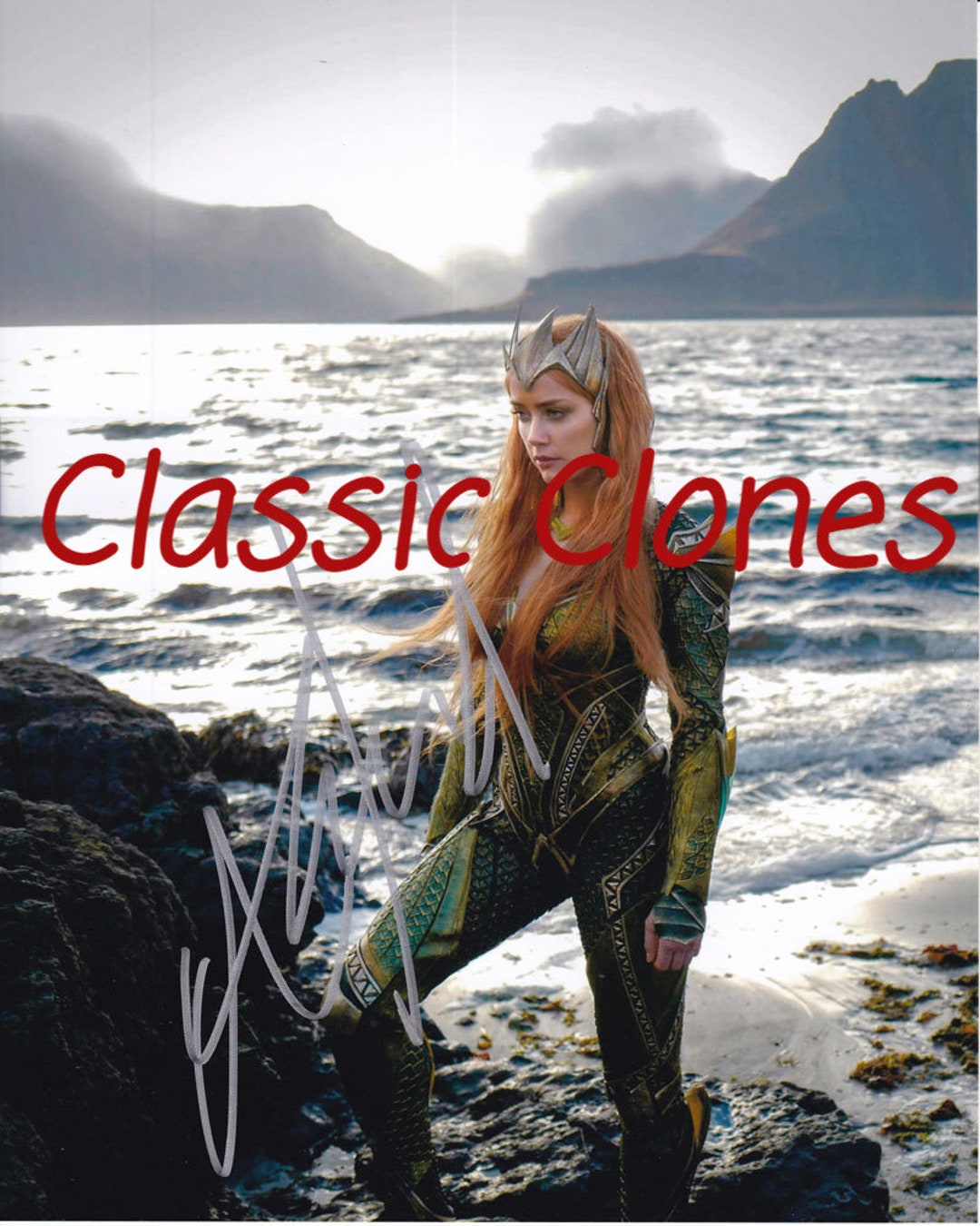 Amber Heard Signed Autographed Premium Quality Reprint 8x10 Aquaman ...