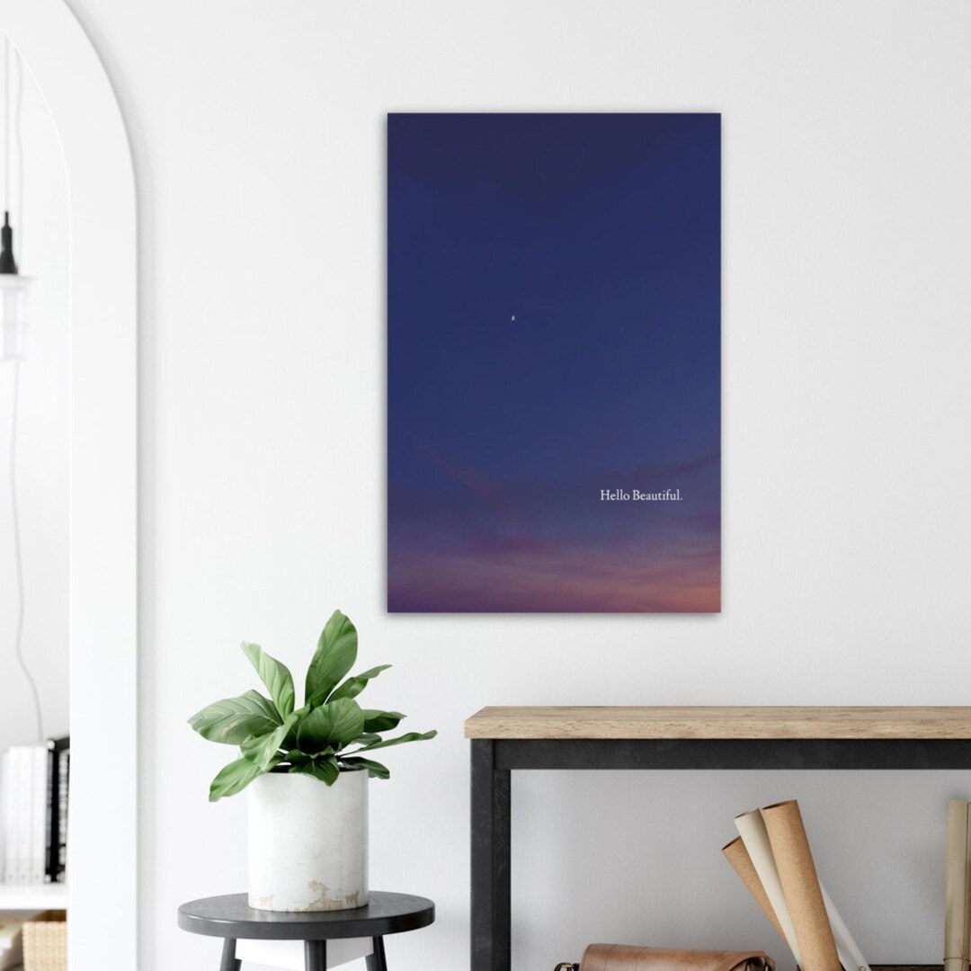 Hello Beautiful Poster - Etsy