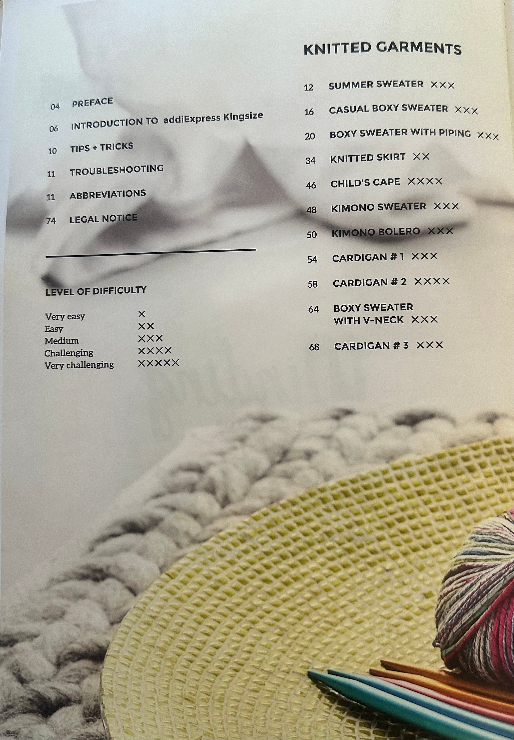 Circular Knitting Machine 46 Needles Instructions, Including 31 ...