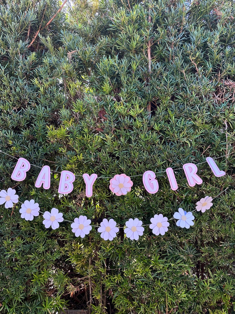 Daisy Birthday Banner - Etsy