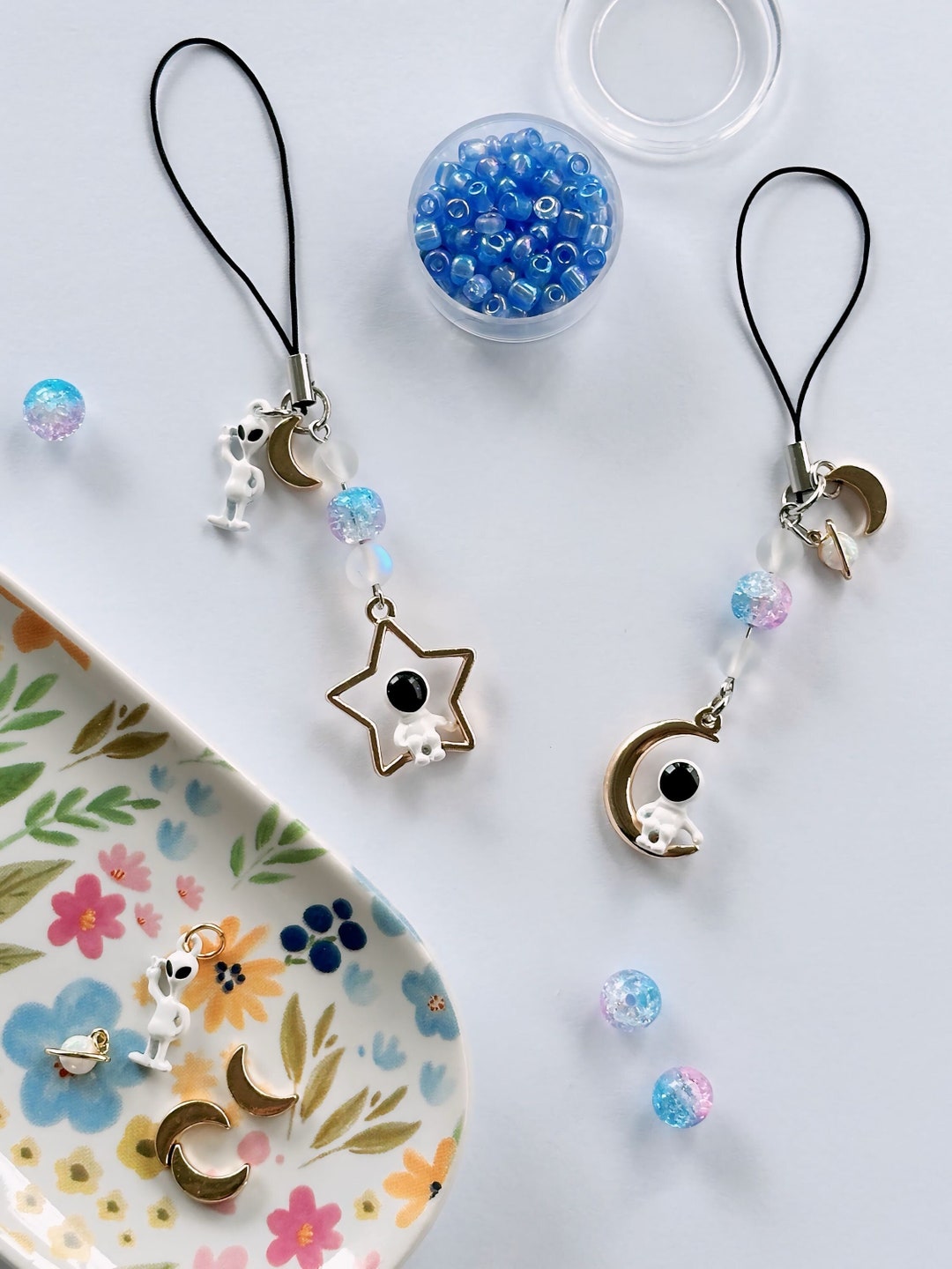 Astronaut Phone Charm Dust Plug/auxiliary Charm Bookmark - Etsy