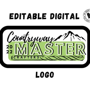 Master Crafter Logo! Editable Logo for Woodworker. Edit and Make Your ...