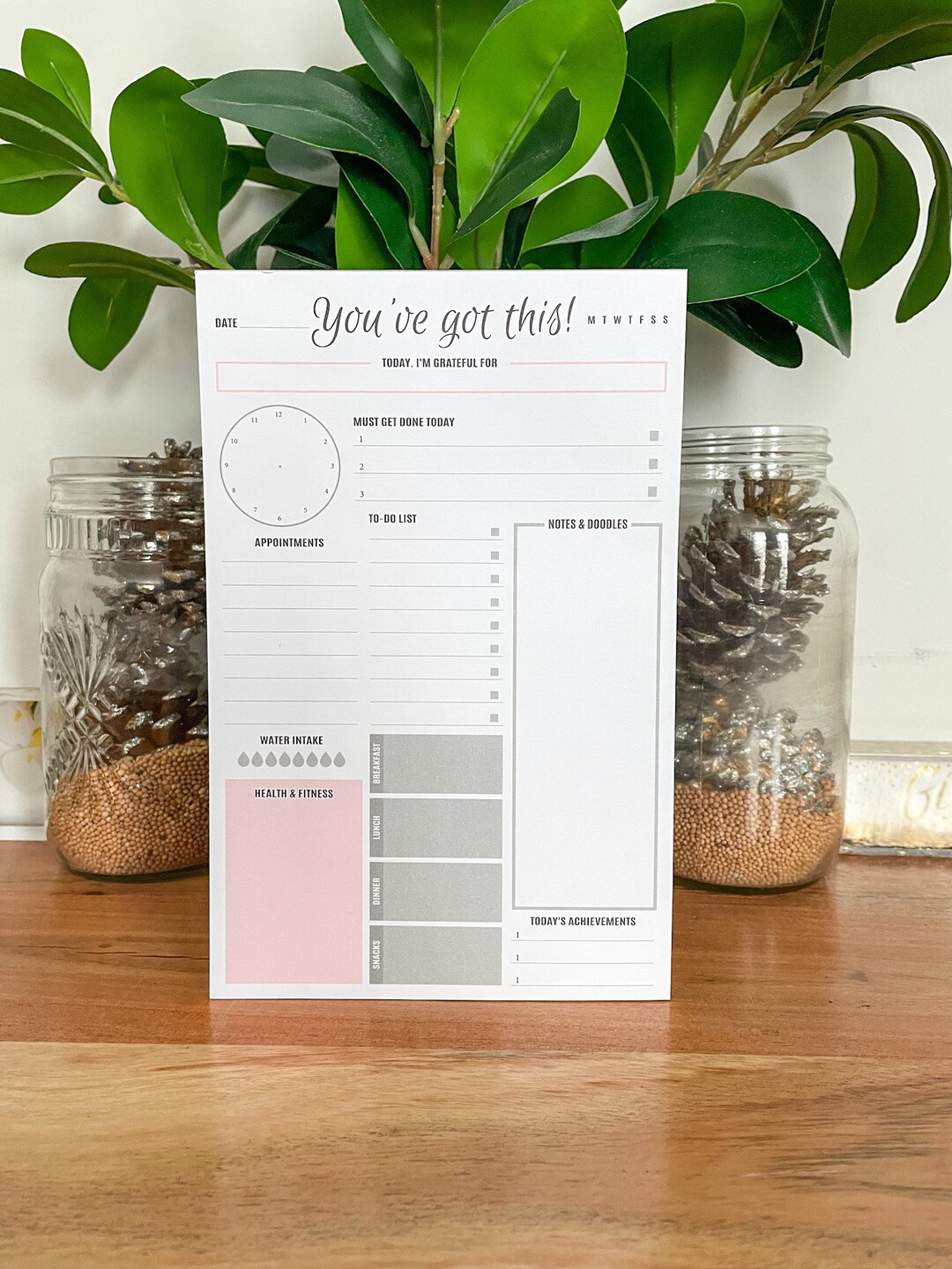 You've Got This! Notepad Organizer - Etsy