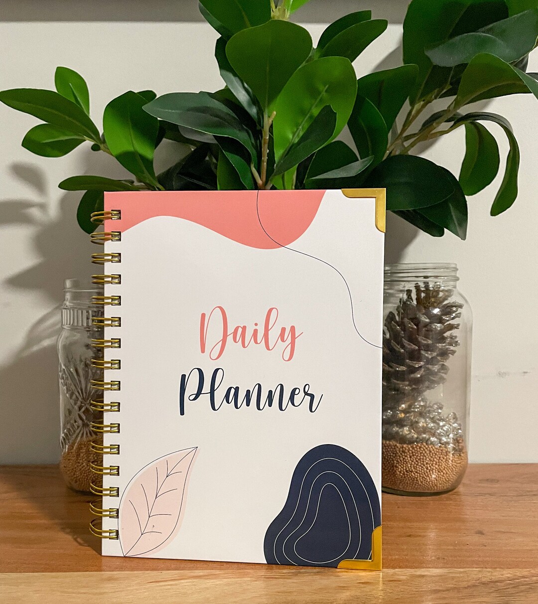 12 Month Daily Planner I Office I Business I College I Work I School I ...