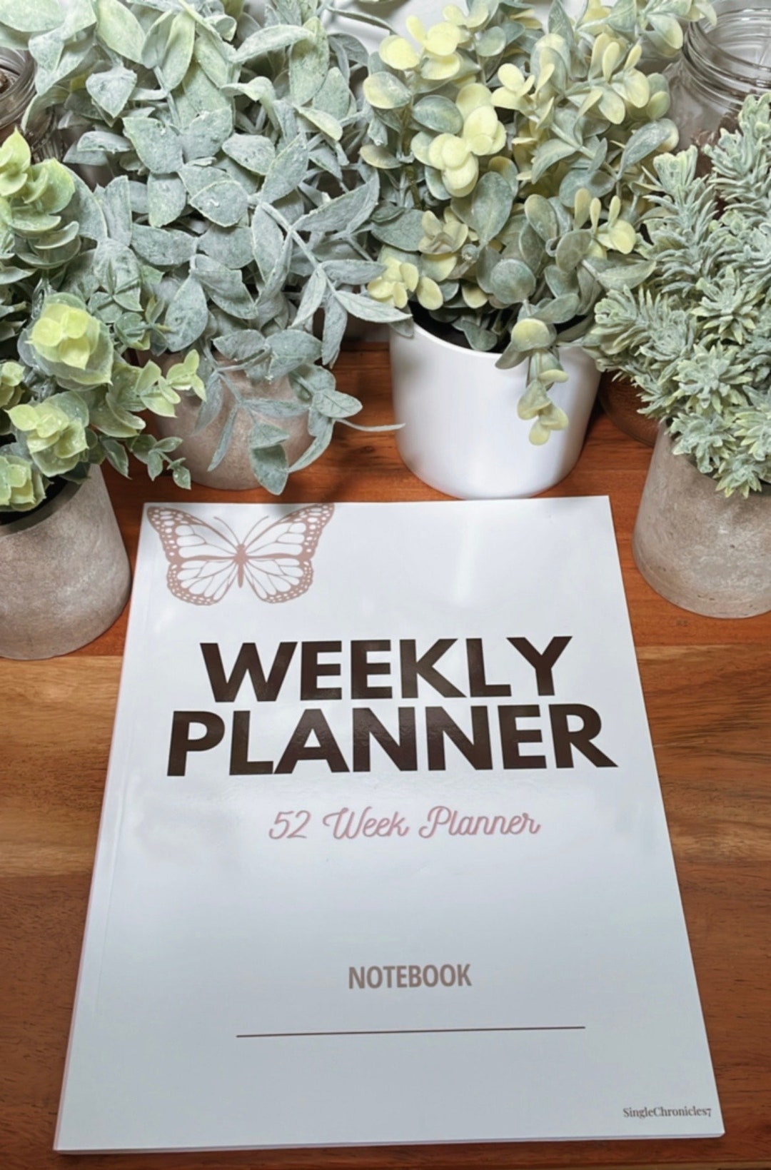 52 Week Weekly Planner | Singlechronicles7 | Suppliedbyali - Etsy