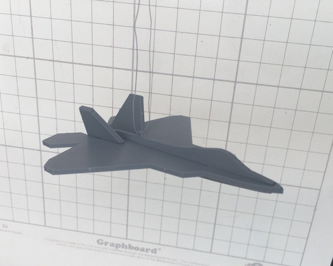 F-22 Raptor Fighter Jet Decoration Kit Card, Window Decor - Etsy