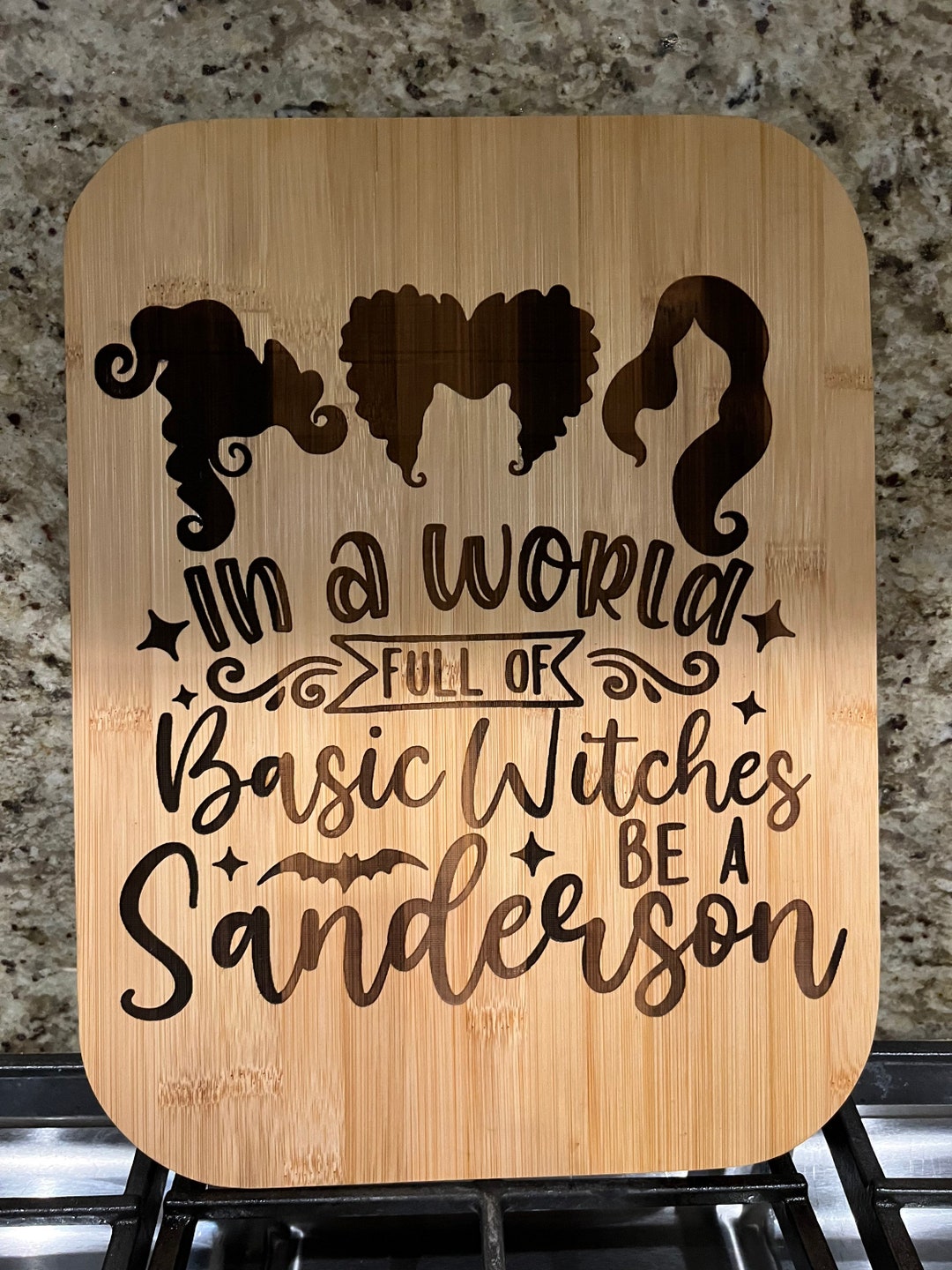 Hocus Pocus Themed Cutting Board - Etsy