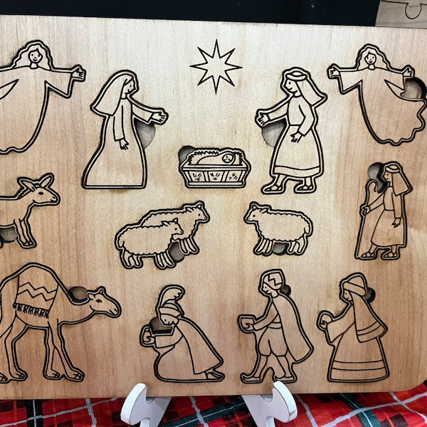 Nativity Scene Jigsaw Puzzle - Etsy