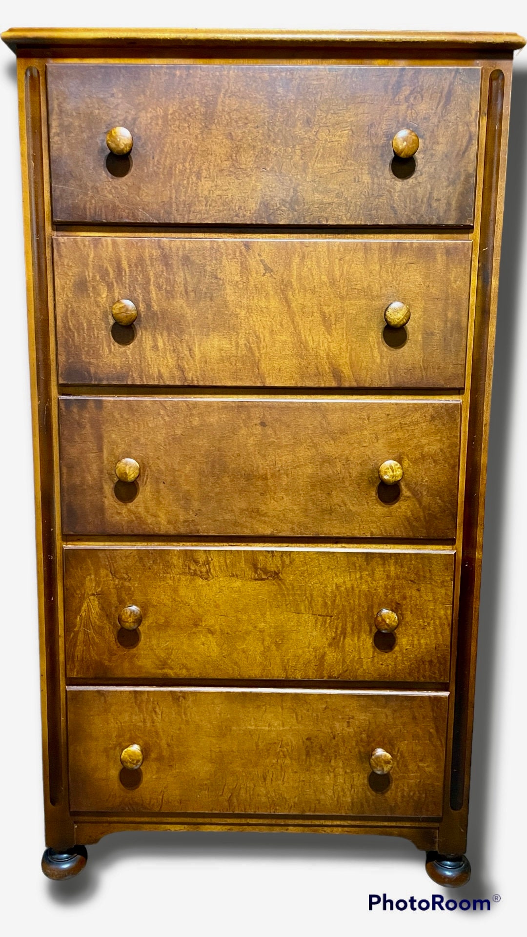 SOLD!!! Antique Tiger Maple Chest of Drawers - Etsy