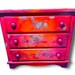 Orange and Pink Neon Light Dresser - Etsy