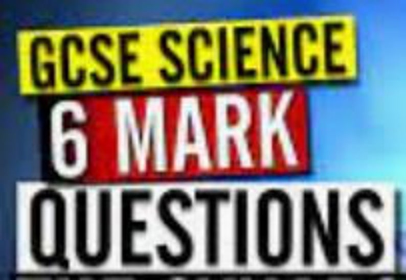 AQA Trilogy 6 Mark Questions and Answers on PP - Etsy