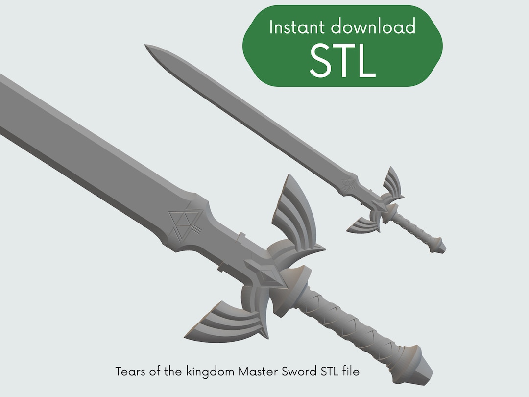 TOTK Master Sword STL Model - Etsy