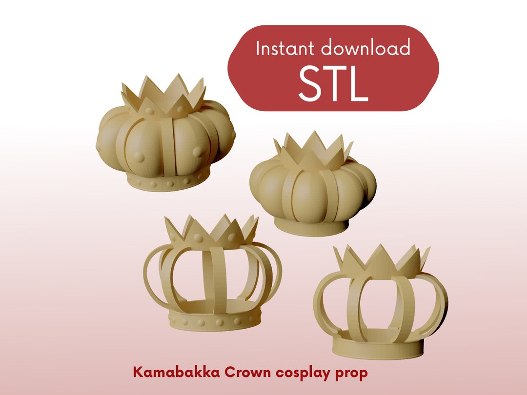 Kamabakka Queen Crown STL Cosplay File - Etsy