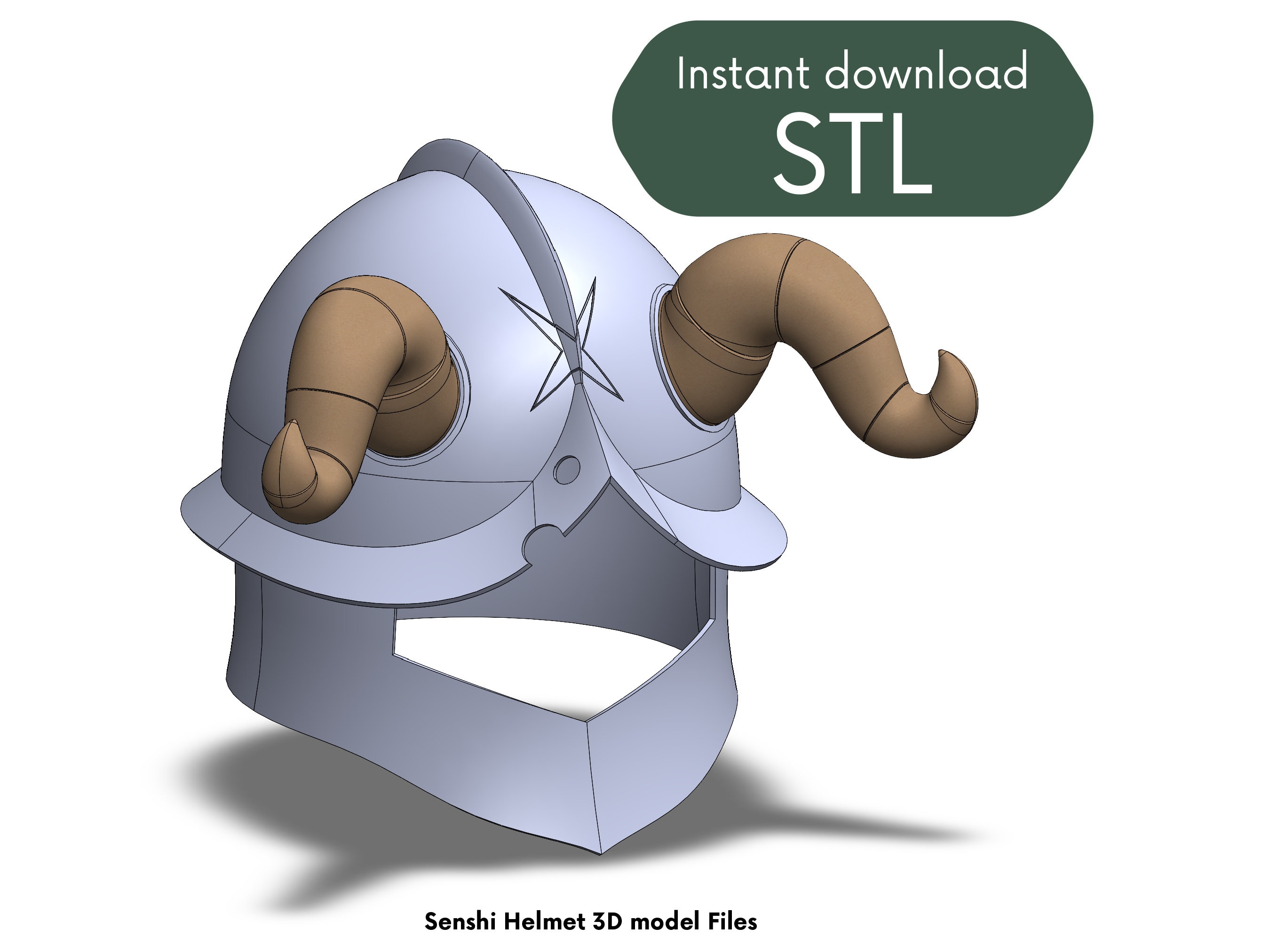 Senshi Helmet Delicious in Dungeons Meshi STL 3d Model - Etsy