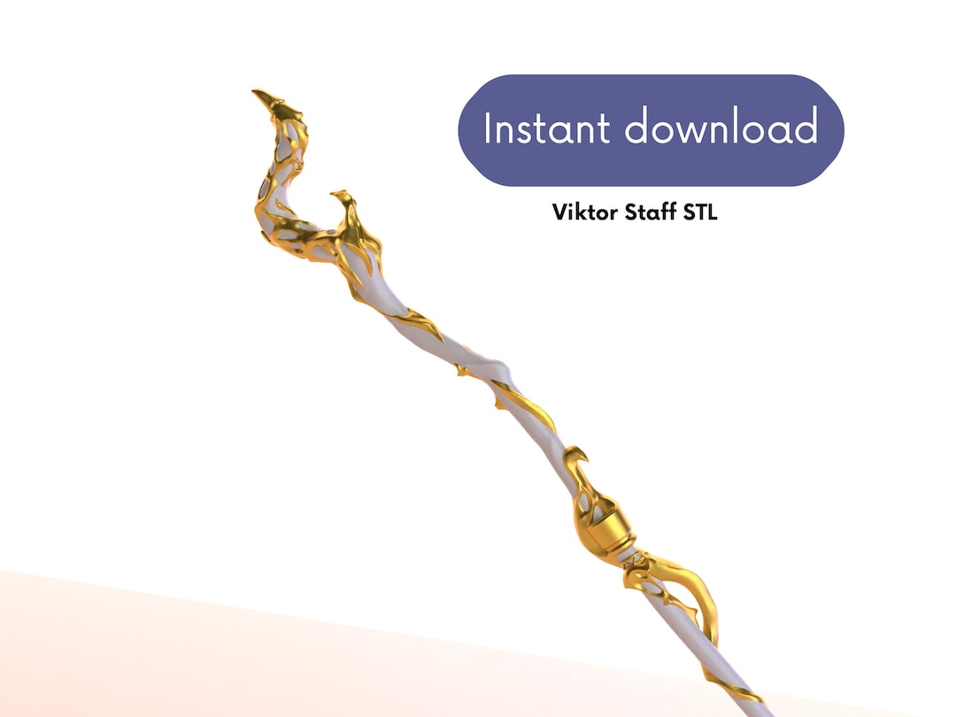 Viktor Staff Arcane Season 2 STL 3d Model for Cosplay - Etsy