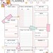 2024 Cute Kawaii Digital Printable Daily Planner Instant Download Daily ...