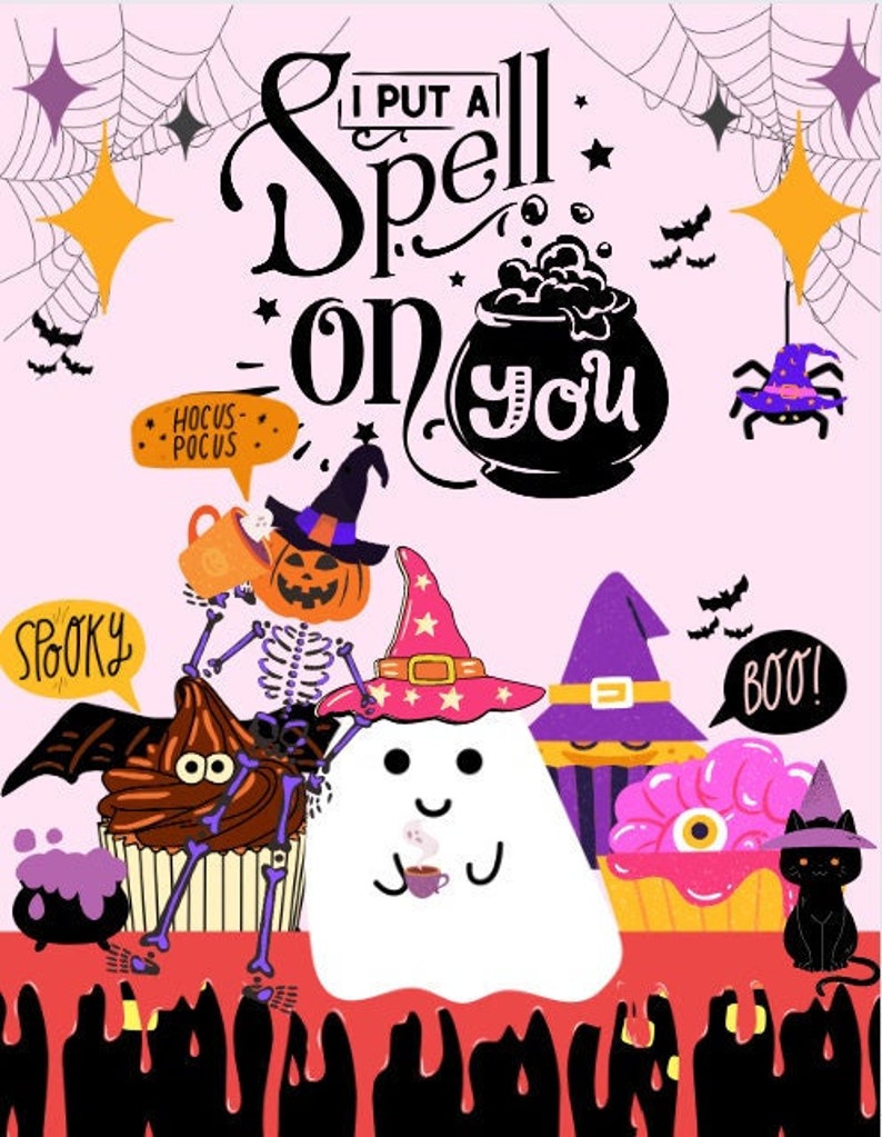 I Put a Spell on You PNG SVG Funny Ghost Instant Download - Etsy
