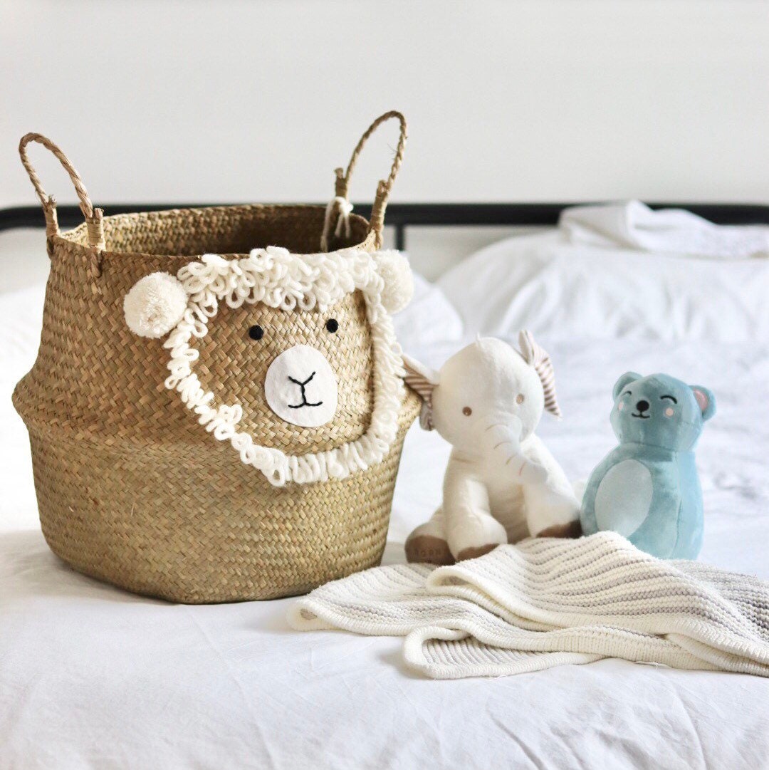 Shelly the Sheep Storage Basket - Etsy