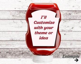 Condiments Labels - Etsy