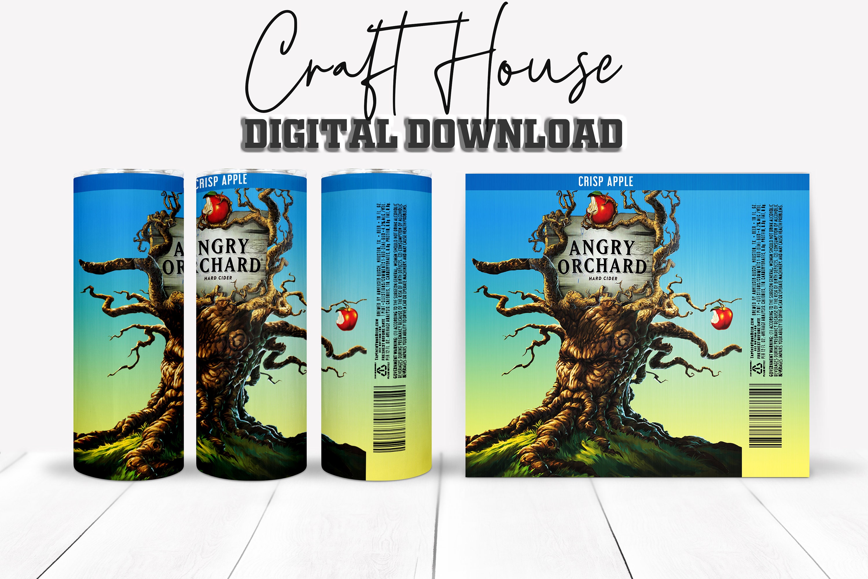 Angry Orchard Tree Tattoo